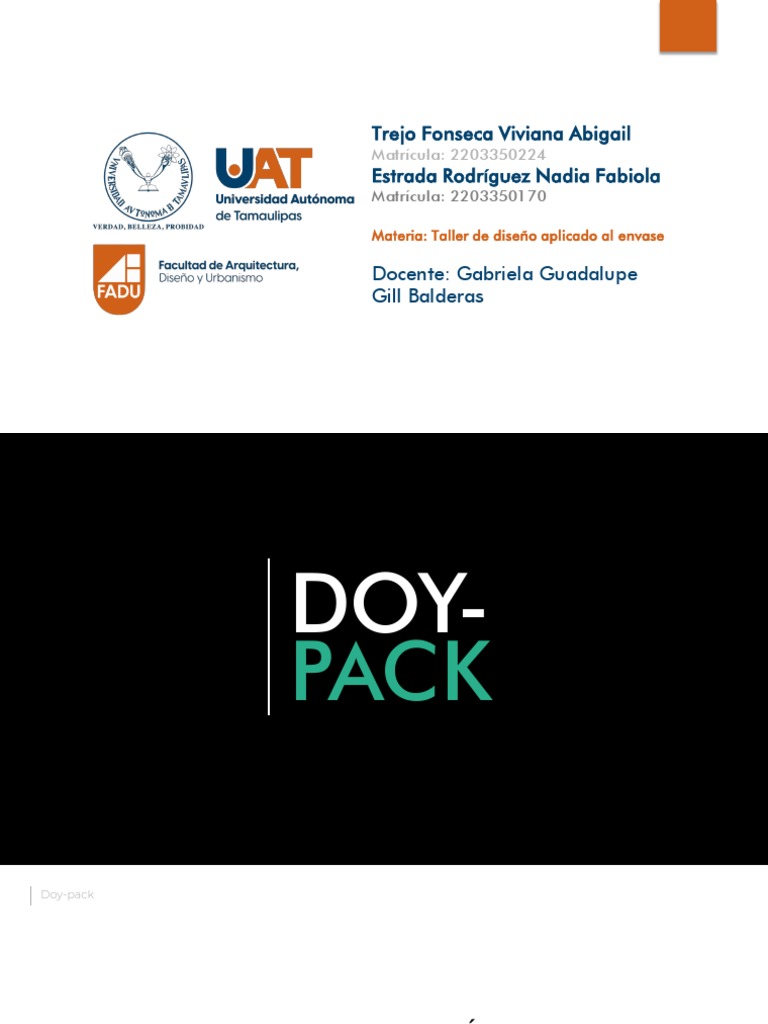 Doypack: Envase Flexible y Reciclable | PDF | Reciclaje | café
