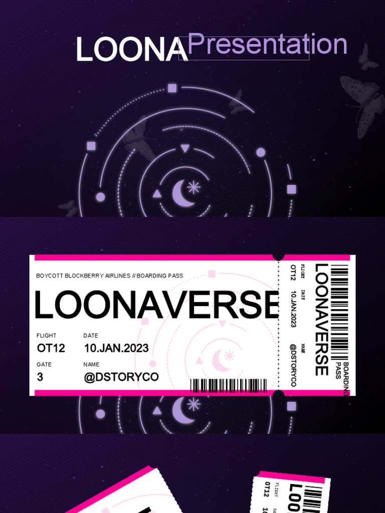 PLANTILLA DE POWER POINT PRESENTACION Loona Space | PDF | Solar System | Planets