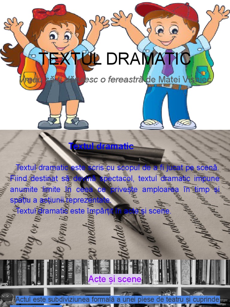 Textul Dramatic | PDF