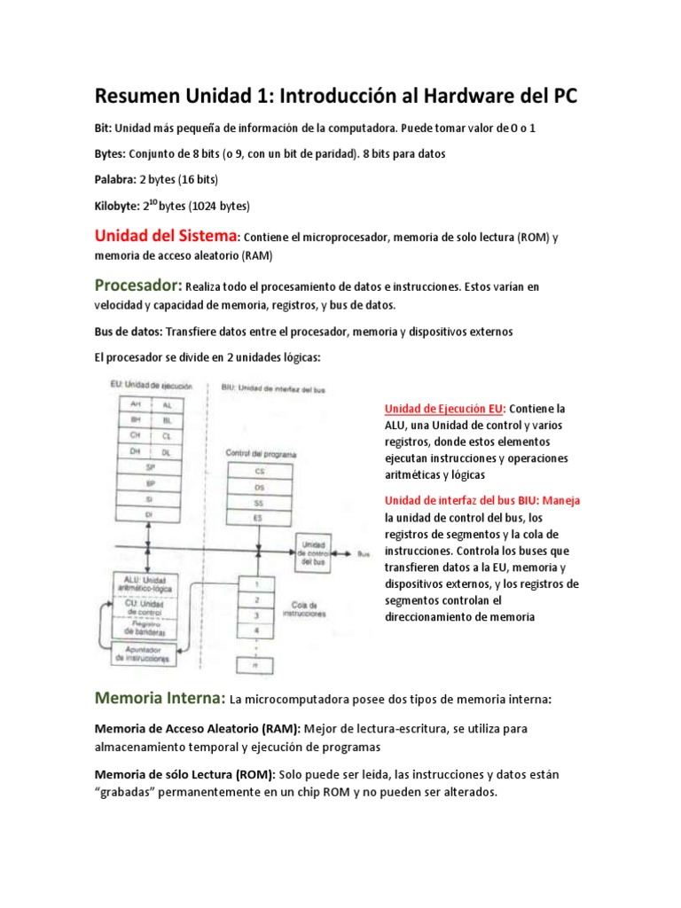 Resumen Peter Abel | PDF | Lenguaje ensamblador | Programación