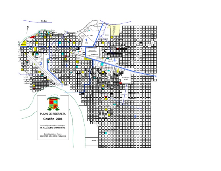 Mapa de Riberalta 39 Barrios y 5 Distritos | PDF