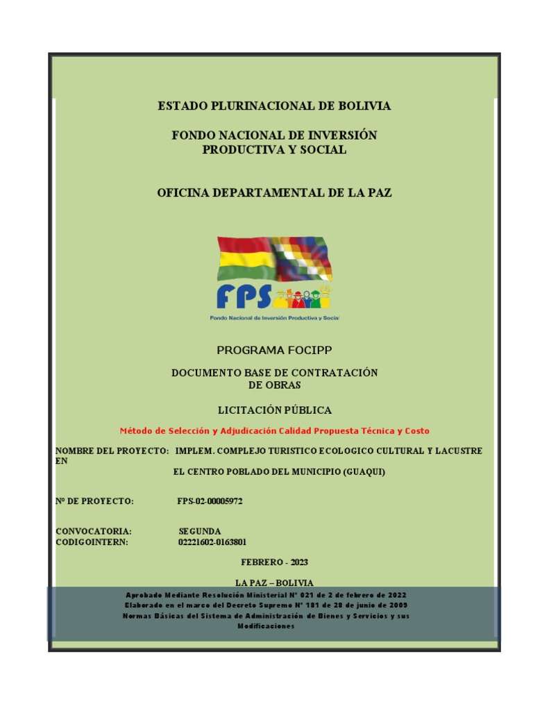 W JQGQKEdku | PDF | Presupuesto | Bolivia