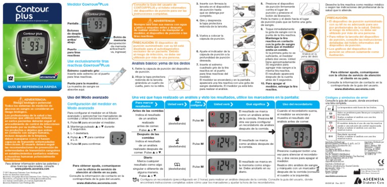 Contour Plus - Guia - Rapida | PDF | Especialidades Medicas | Medicina CLINICA