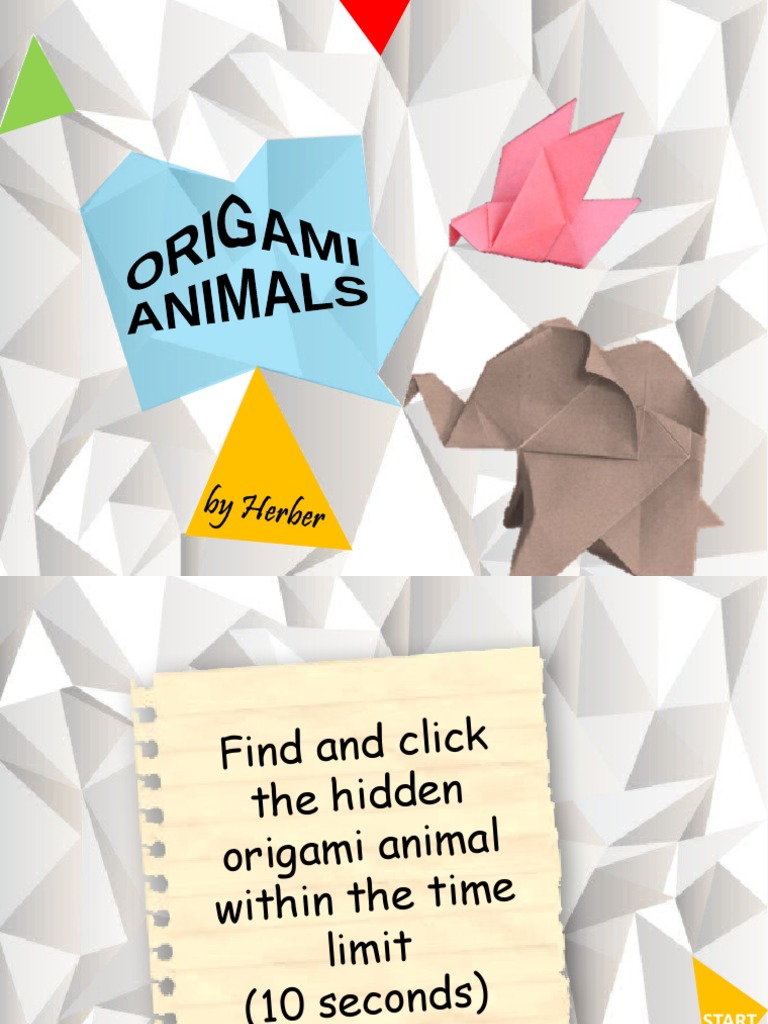 Origami-Animals-Fun-Activities-Games-Games Hala | PDF | Mammals | Organisms