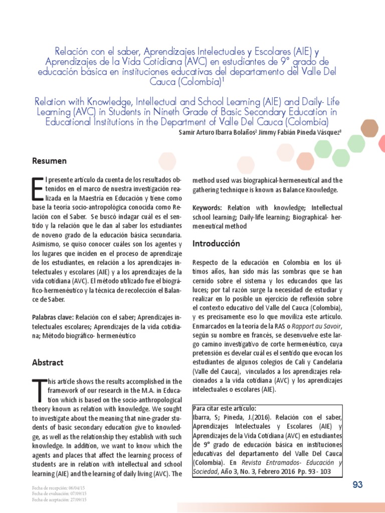 Resumen: Keywords: Relation With Knowledge Intellectual | PDF | Plan de ...