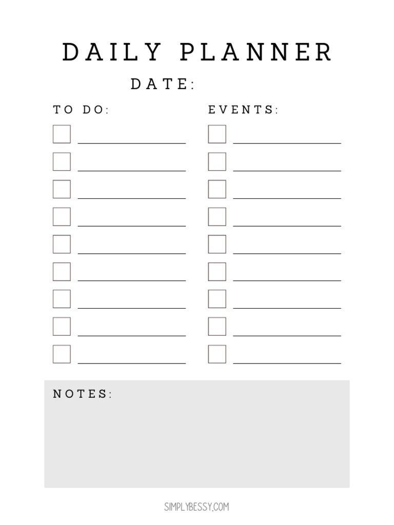 50 Free Printable Planner Pages | PDF | Lunch | Grocery Store
