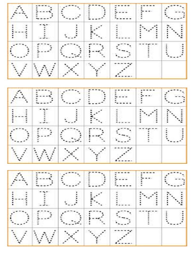 Abjad Huruf Besar | PDF