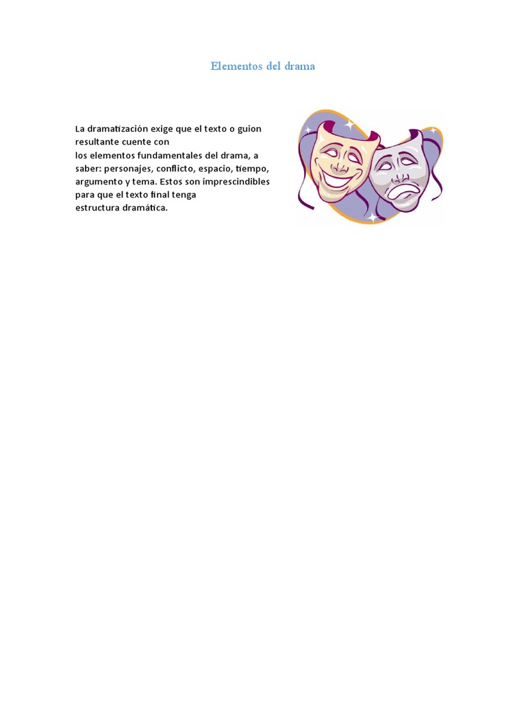 Elementos Del Drama | PDF