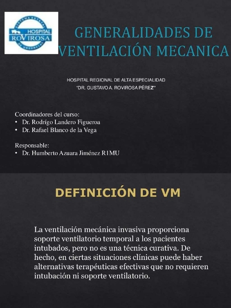PDF Generalidades de Ventilacion Mecanica | PDF