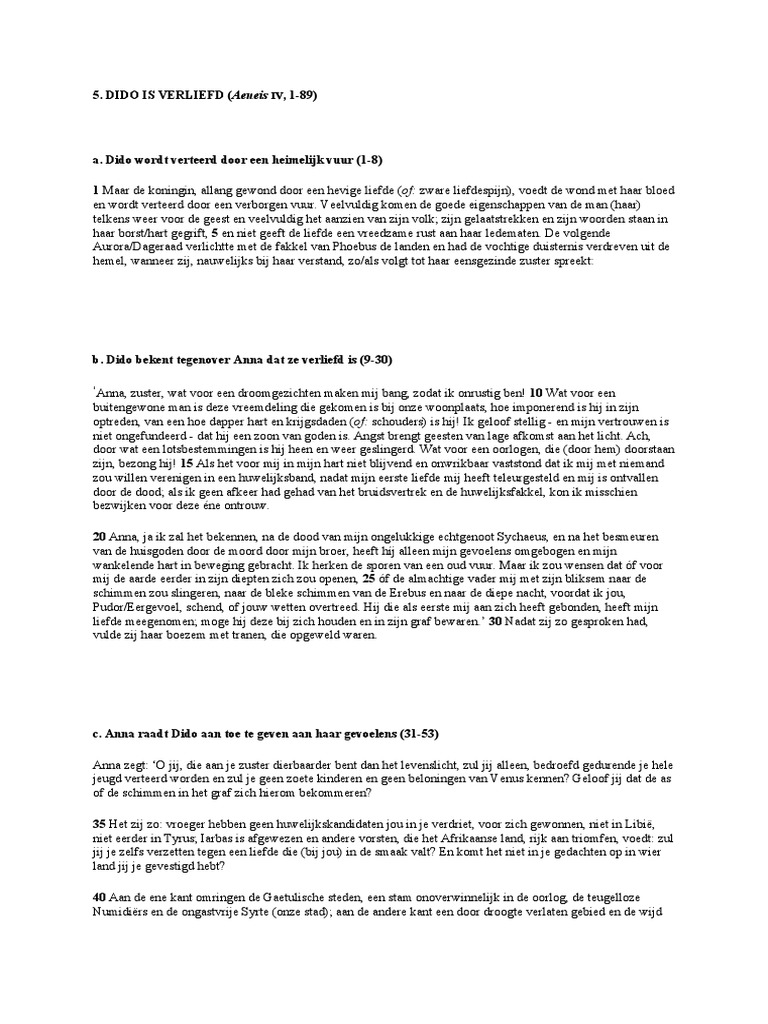 Vergilius Vertaling h.5 Deel | PDF