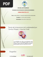 Teoría de La Trayectoria de La Enfermedad Carolyn L | PDF | Enfermería | Medicina CLINICA