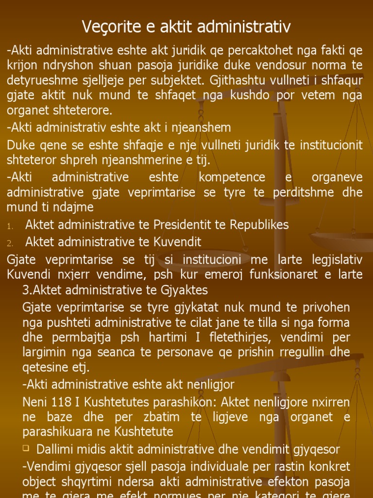 Leksion e Drejta Administrative 14 | PDF