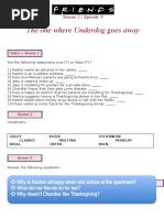 Friends Script. S01E01 | PDF | Friends