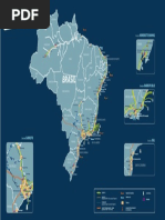 Mapa Distribuidoras de Energia Brasil | PDF | Empresas | Energia elétrica