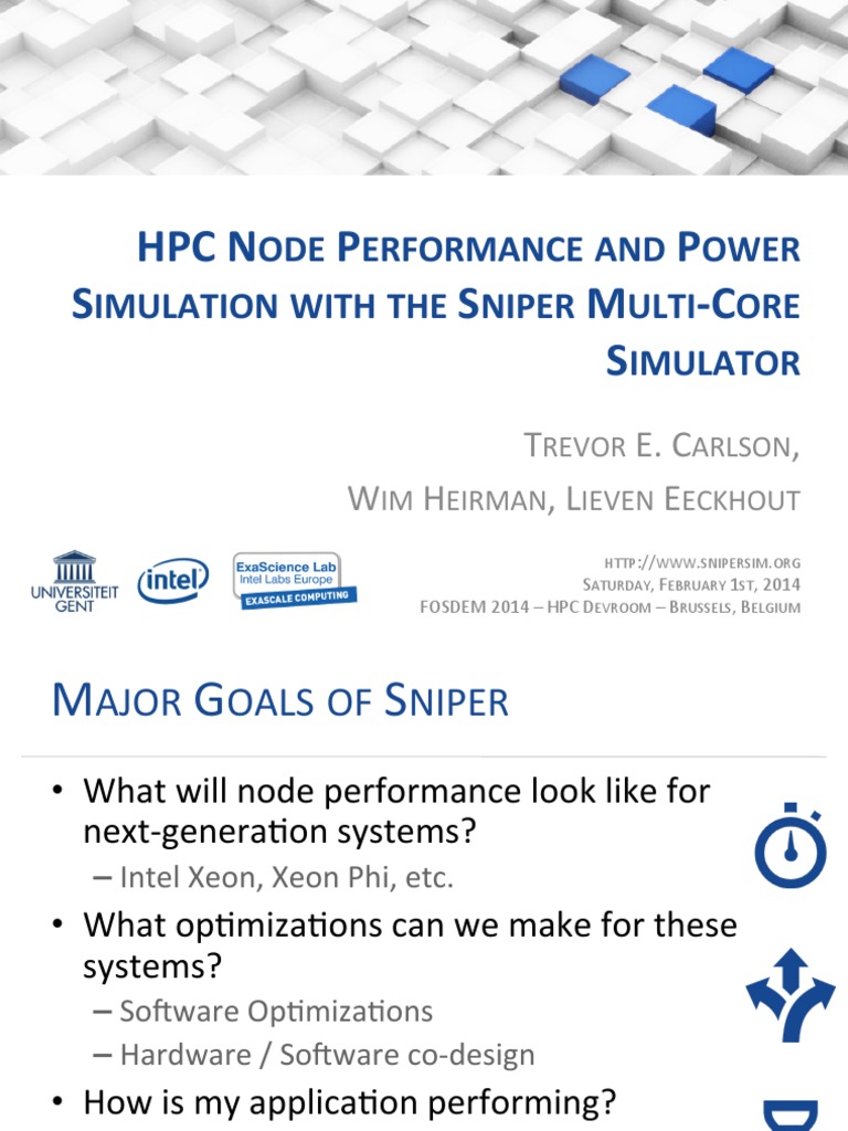 FOSDEM14 HPC Devroom 12 Sniper | PDF | Cpu Cache | Multi Core Processor