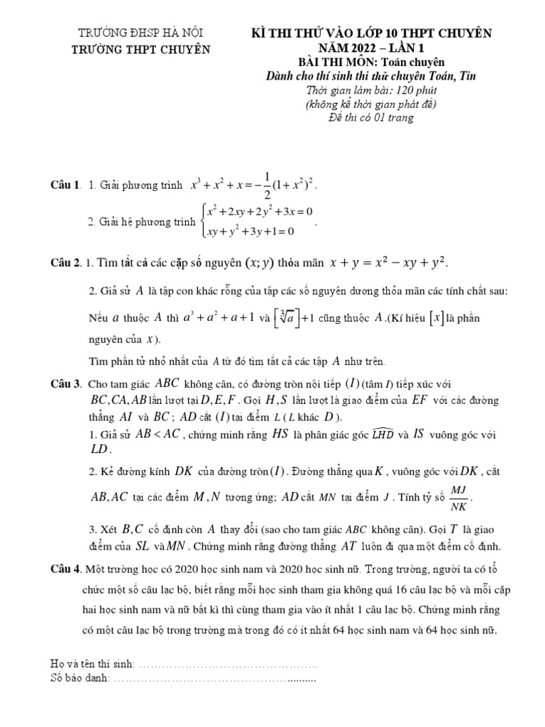 Chuyen Toan Tin | PDF