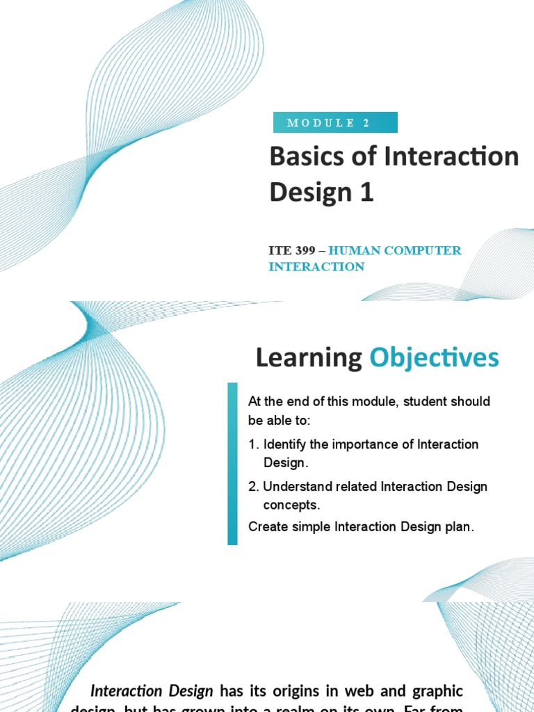 Module 2 HCI | PDF | User Interface | Cognition