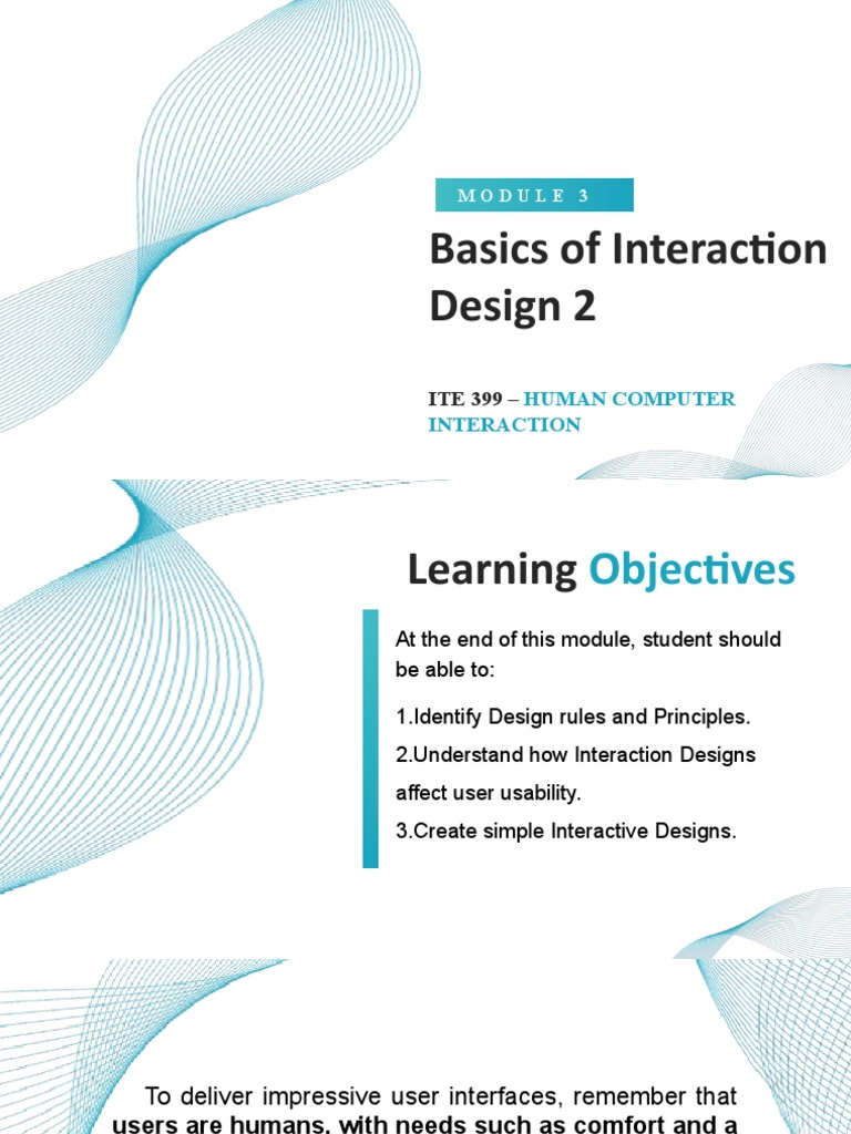 Module 3 HCI | Download Free PDF | User Interface | Graphical User ...