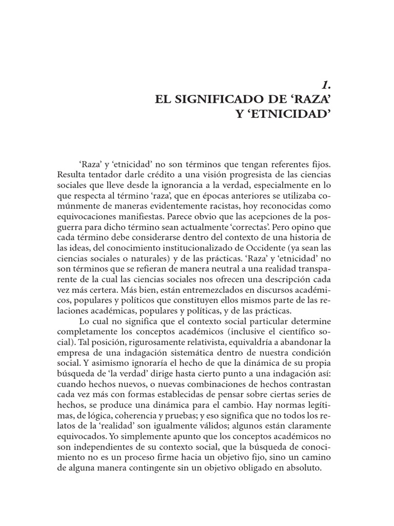 Peter Wade RAZA Y ETNICIDAD EN LATINOAMÉRICA-11-34 | PDF | Raza ...