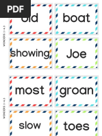 Wonders Flashcards Phonics Words | PDF