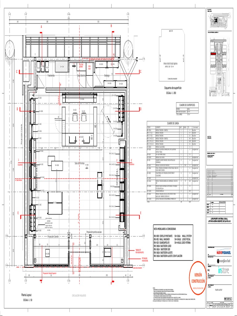 Layout Técnico Tienda Línea 1207 | PDF
