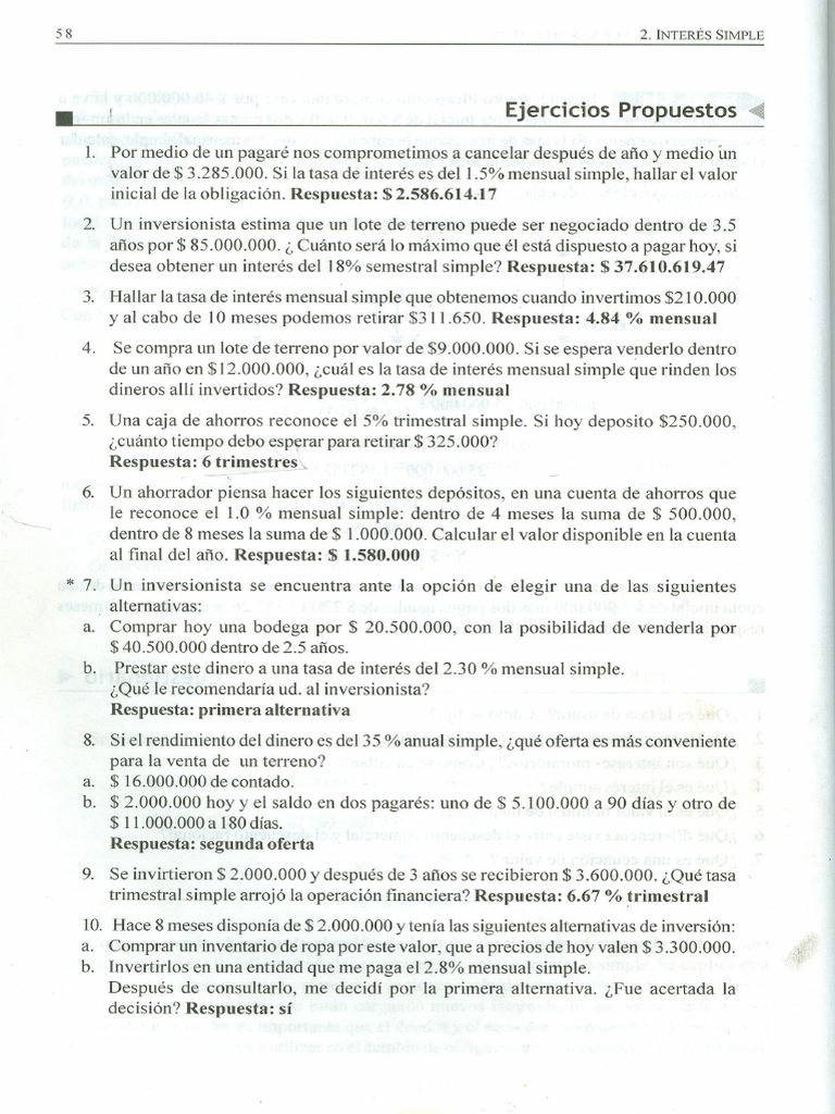 Ejercicios Cap.2 | PDF Ejercicios Cap.2 | PDF