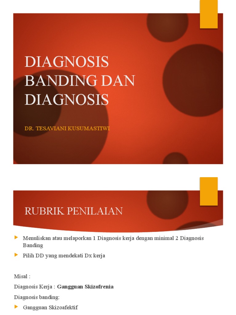 Diagnosis Banding Dan Diagnosis | PDF