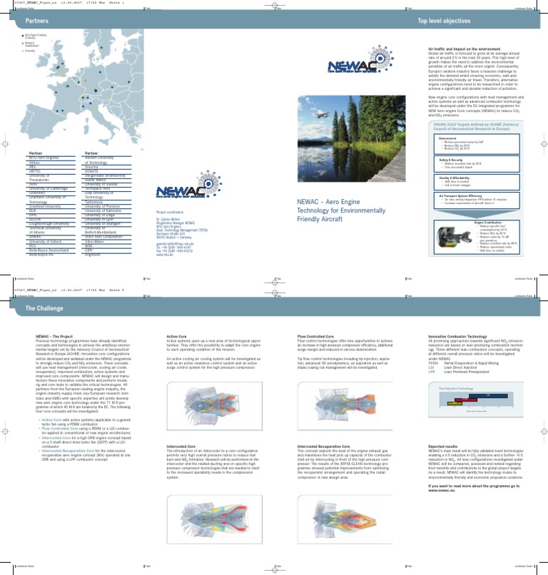 NEWAC: Eco-Friendly Aero Engine Innovations | PDF | Gas Compressor ...