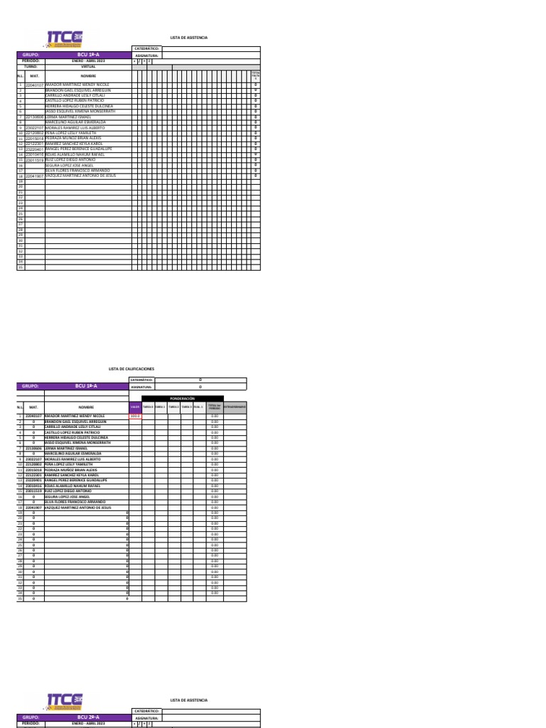 BCU Presencial | PDF
