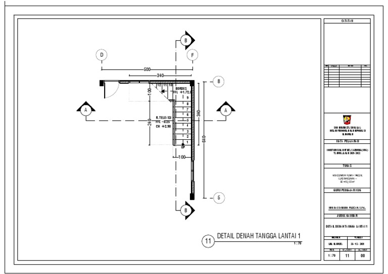 DETAIL DENAH TANGGA LANTAI 1 - LinaNarulita | PDF