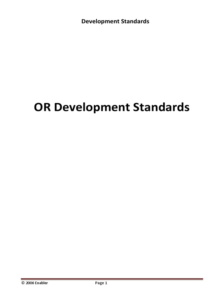 Development Standards | Download Free PDF | Pl/Sql | Parameter (Computer Programming)