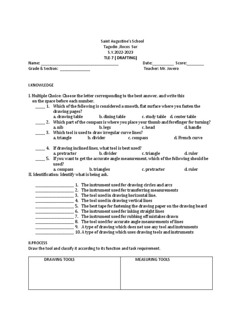 Drafting - 7 | PDF | Tools | Geometry