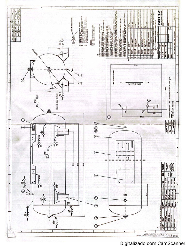 Projeto de Vaso - Compressor Pistão Schulz | PDF