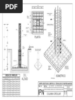 Detalle de Columna Circular en Concreto | PDF