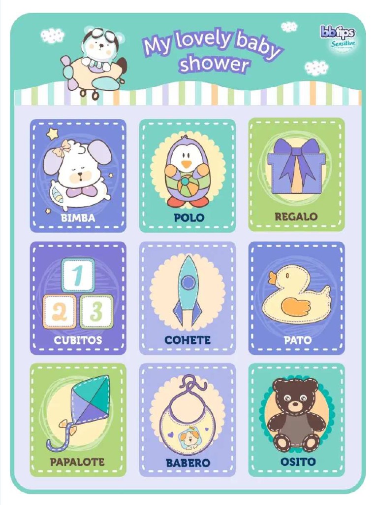 PDF Loteria Baby Shower - Compress | PDF