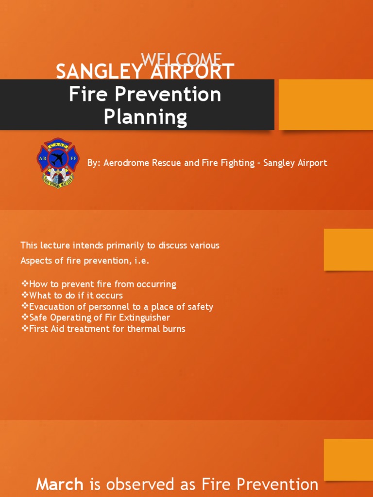 Fire Prevention Planning | Download Free PDF | Fires | Burn