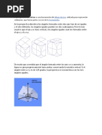 Proyección Dimétrica | PDF | Perspectiva (Gráfica) | Geometría