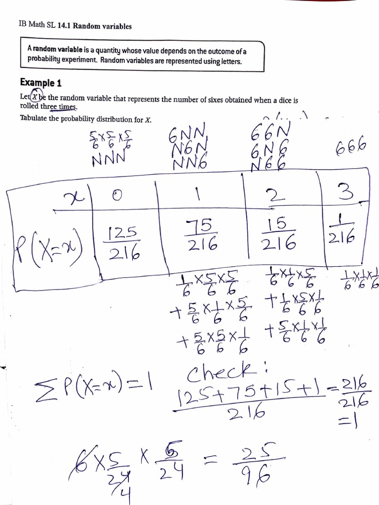 14.1 Random Variables Notes Feb 8 | PDF 14.1 Random Variables Notes Feb 8 | PDF