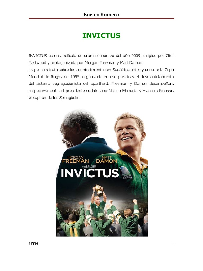 Cuestionario Invictus | PDF