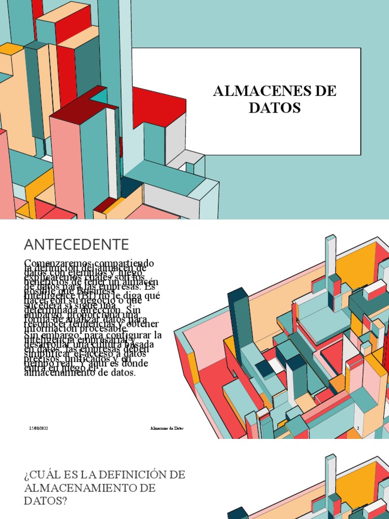 Almacenes de Datos - 1 | PDF | Almacén de datos | Gestión de tecnología de la información