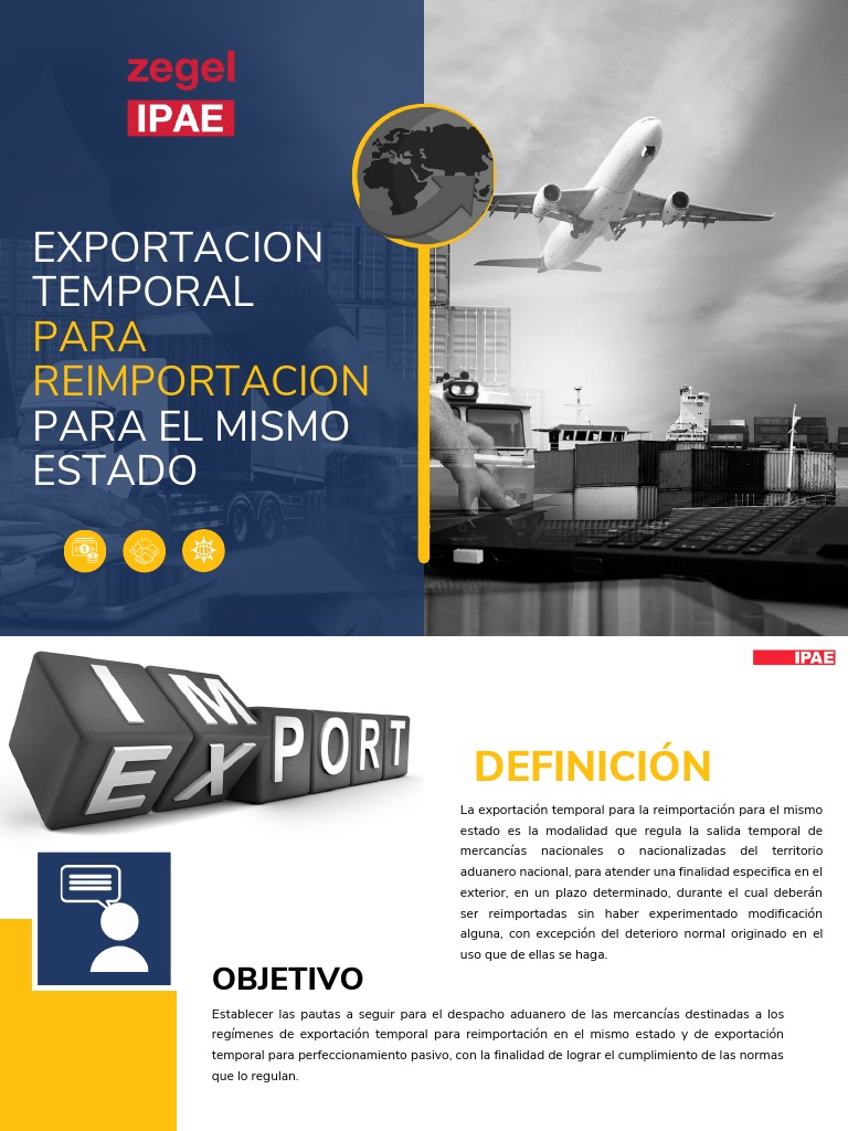 Exportación Temporal para Reimportación en El Mismo Estado 1 | PDF | aduana
