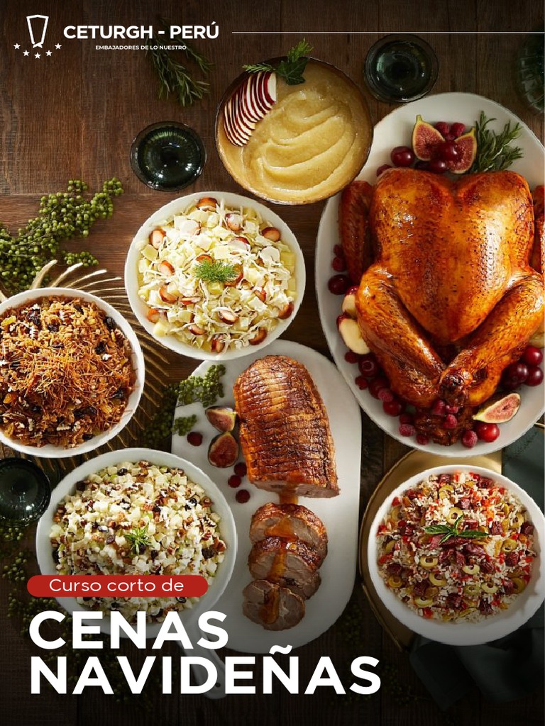 Recetario Cenas Navideñas | PDF | ensalada | Preparación de comida y bebida