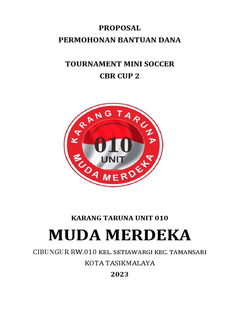 Proposal Turnament Mini Soccer Katar Unit 010 | PDF