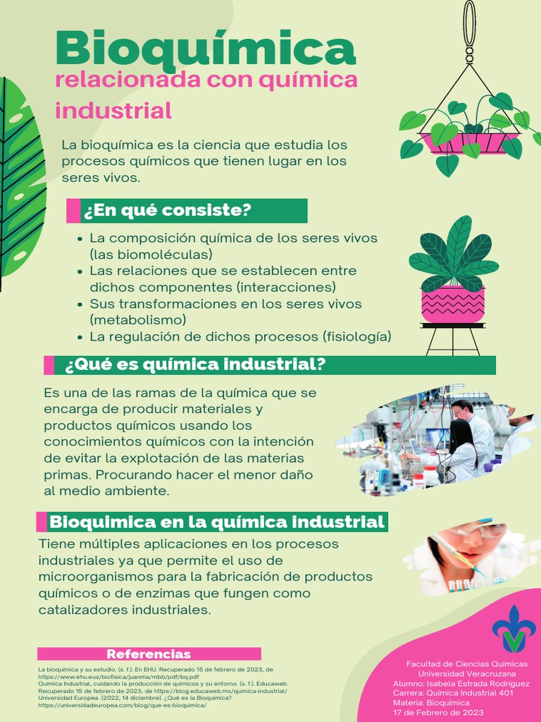 Bioquímica Relacionada Con Química Industrial | PDF | Informática