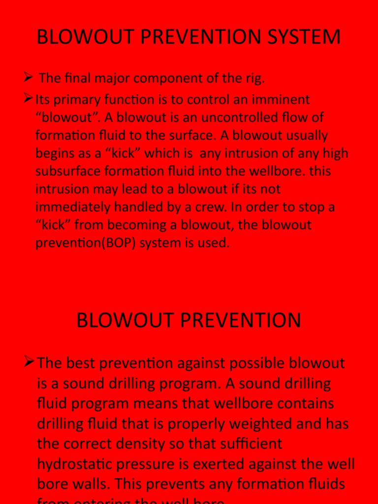 Bop System | PDF | Blowout (Well Drilling) | Plumbing