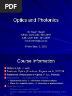 Hecht Optics 5ed | PDF | Optics | Waves