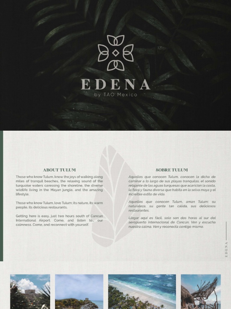 EDENA Tulum by TAO México-1 | PDF