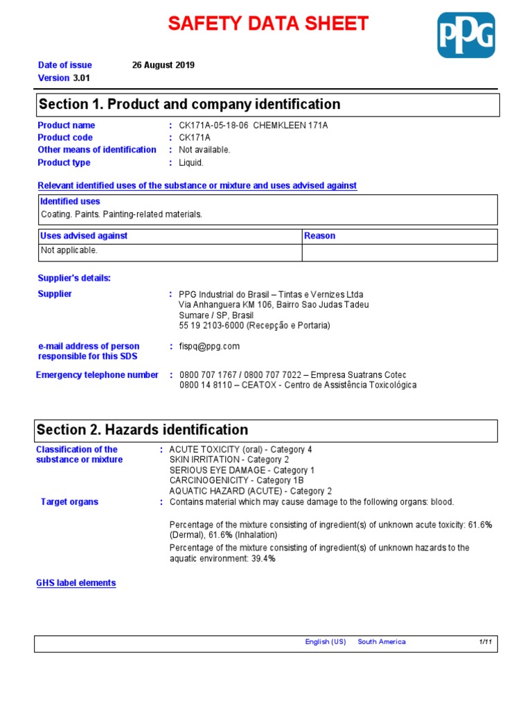 PDF Main | PDF | Dangerous Goods | Toxicity