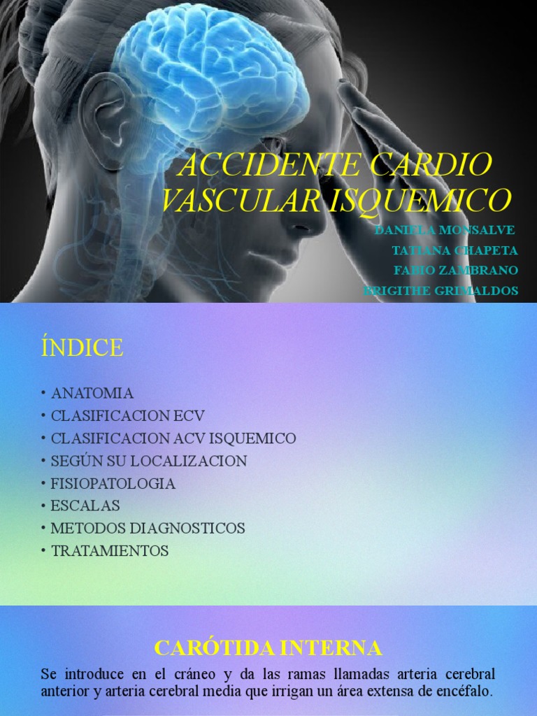 Accidente Cardio Vascular Isquemico | PDF | Trombo | Carrera
