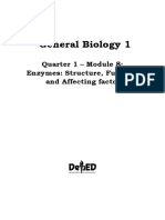 General Biology 1 Module 8 Q1 | PDF | Enzyme | Cofactor (Biochemistry)
